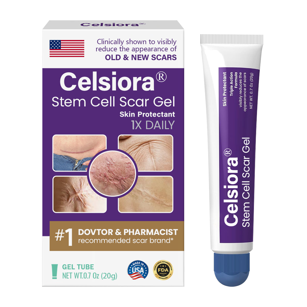 Celsiora® Stem Cell Scar Gel – ️Treats old and new scars, helps reduce ...